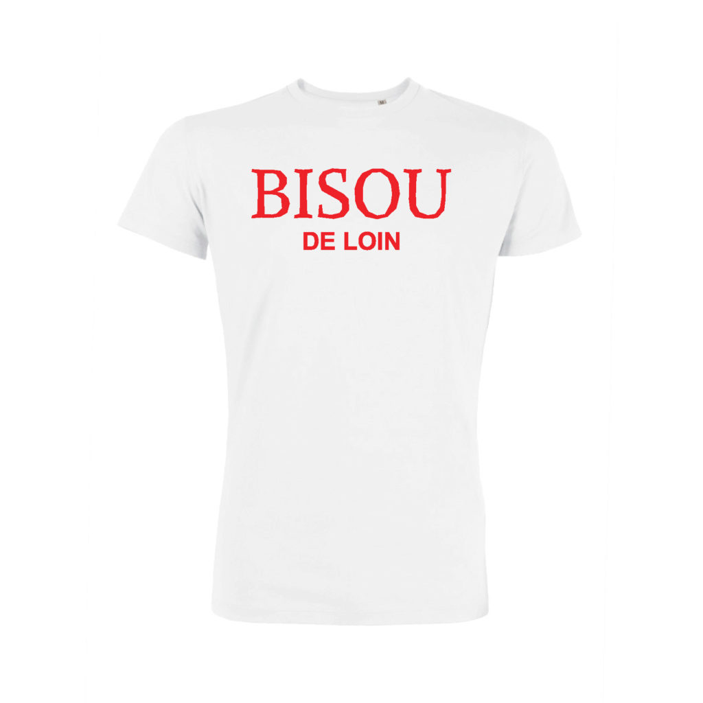 Teeshirt Homme - Bisou De Loin - Teeshirt-minute.com